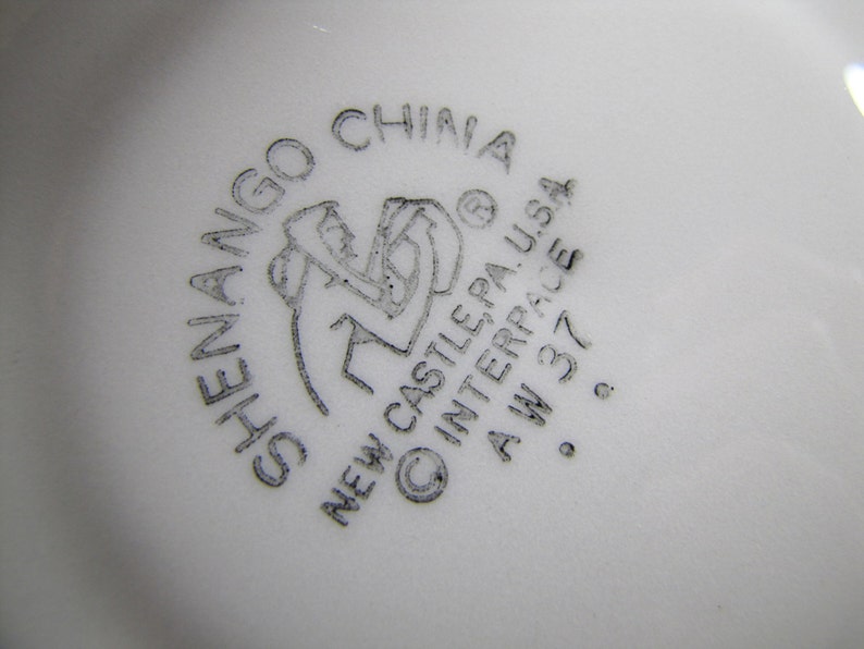 Shenango China Restaurant Ware Set Small Plate Saucer and | Etsy