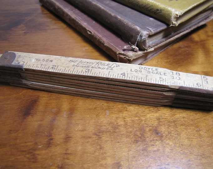 Vintage Wooden Rule - the Lufkin Rule Co - Doyle Log Scale - Etsy