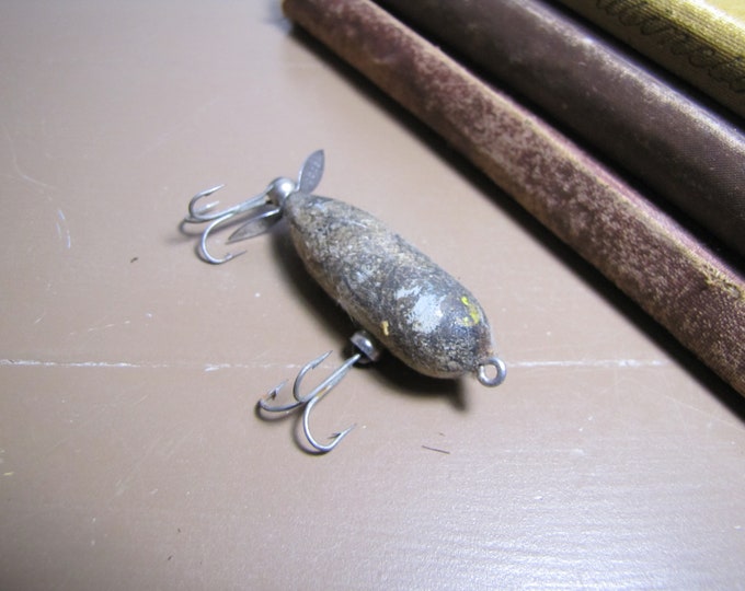 Vintage Wooden Heddon Lure - Tiny Torpedo - Worn Finish - Etsy