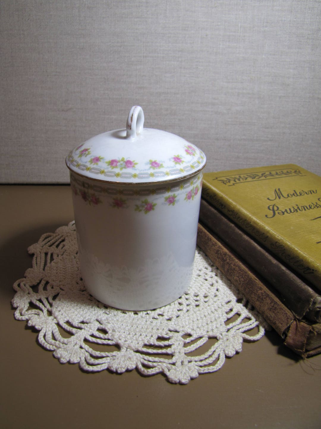 Three Piece Kahla Porcelain Set - Dish With Lid and Underplate - Small ...