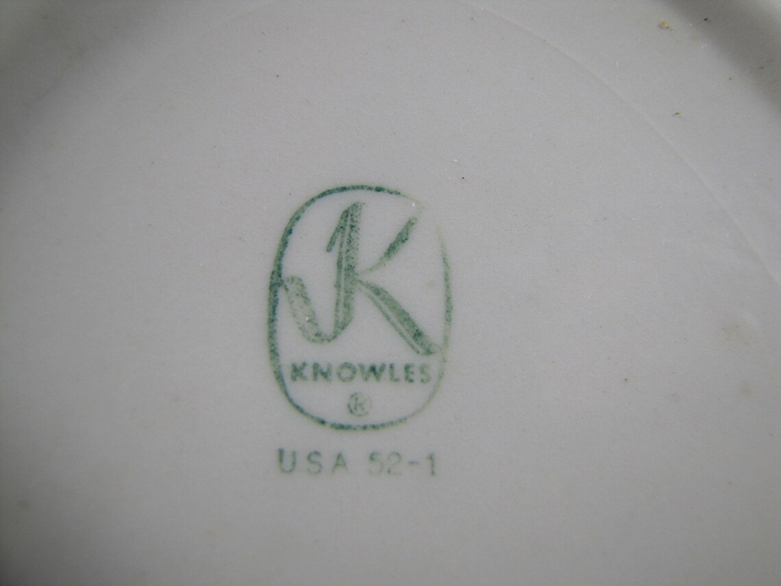 Vintage Knowles Large Serving Platter Floral Bouquet 13 - Etsy