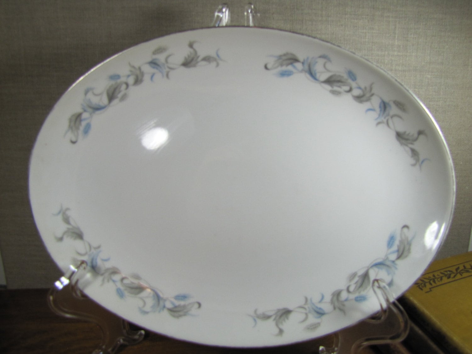 Vintage Nasco Fine China Serving Platter Baronet Pattern - Etsy