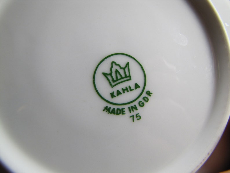 Kahla Saucer Pink Roses Made in GDR german Democratic | Etsy