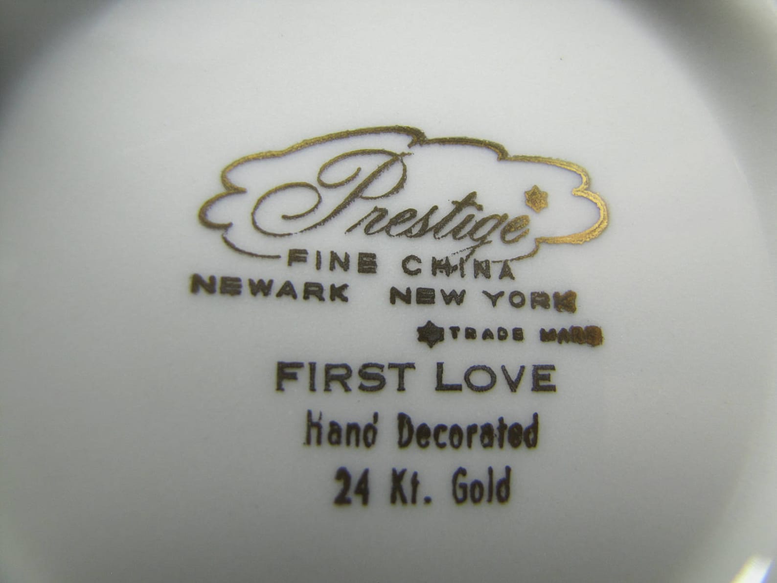 Prestige Fine China - First Love Pattern - Couple Soup Bowl - Hand ...