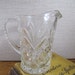 Pressed Glass Creamer Small Pitcher Diamond Pattern - Etsy