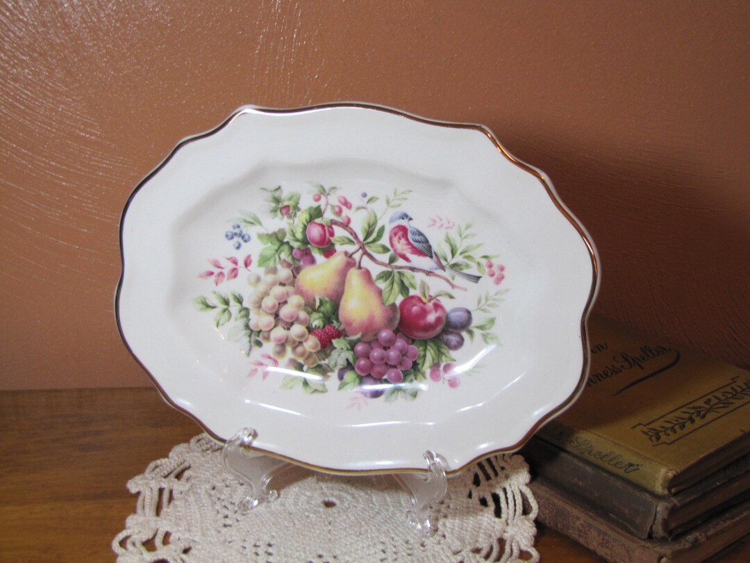 Vintage Avon Fruit Motif Platter by Enoch Wedgewood - Etsy