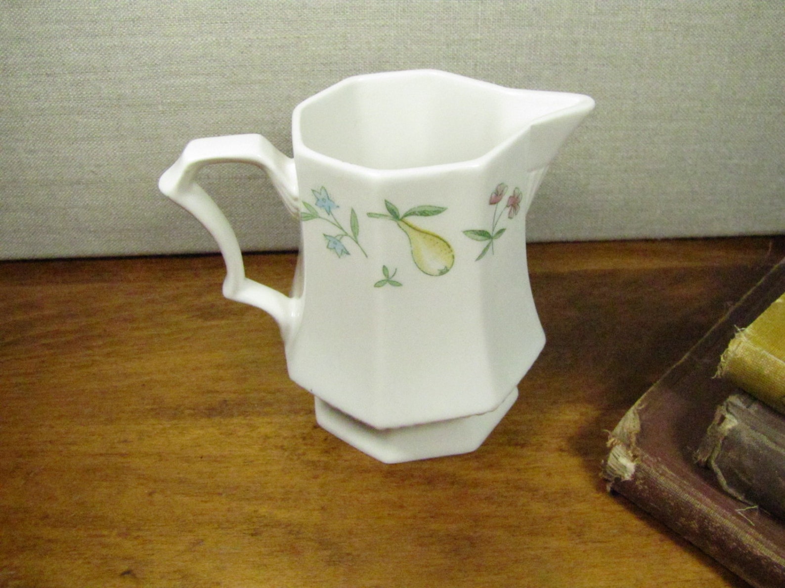 Independence Ironstone Creamer Fruit and Flower Motif | Etsy