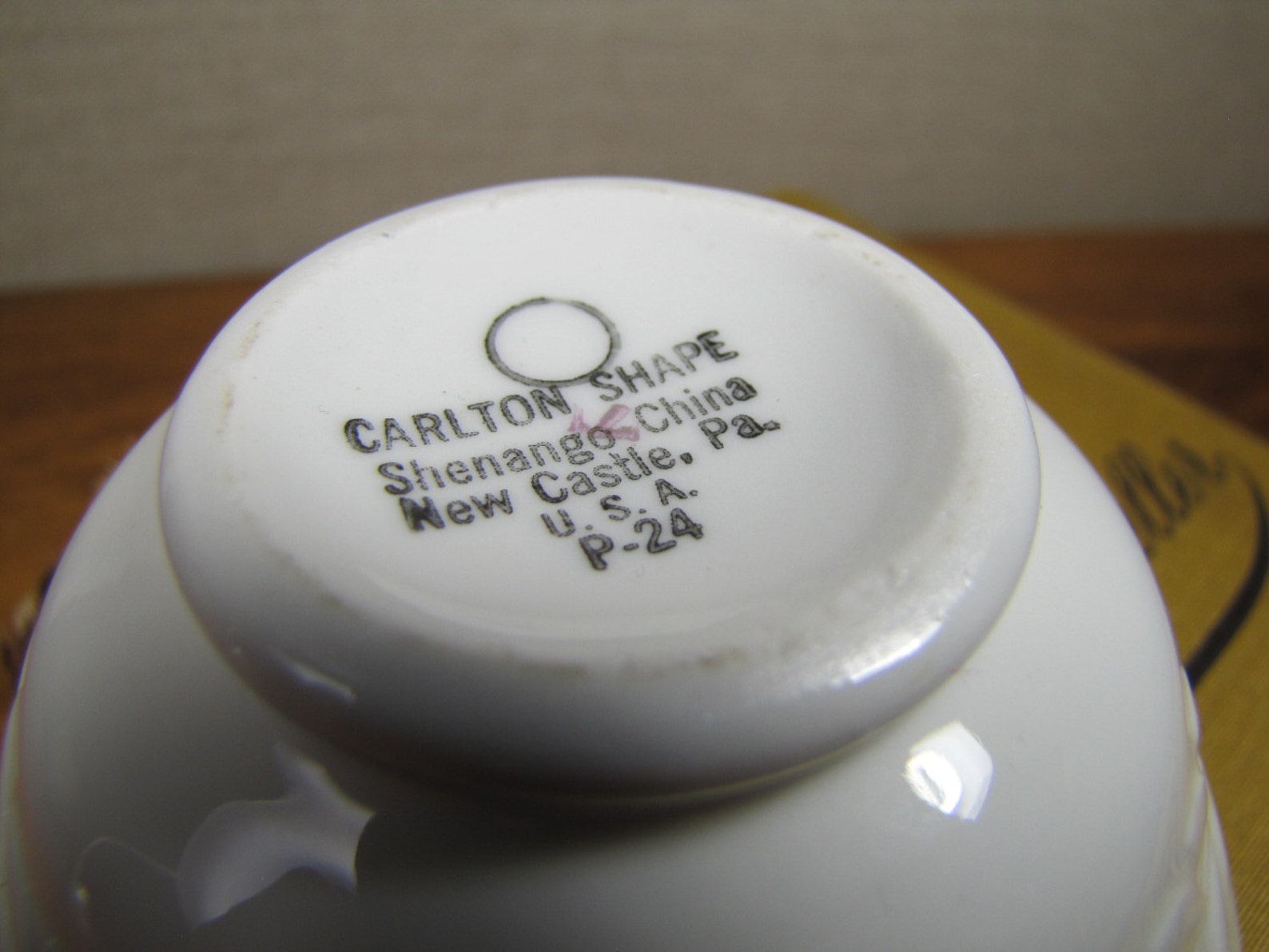 Vintage Shenango China Small Bowl Carlton Shape Embossed - Etsy