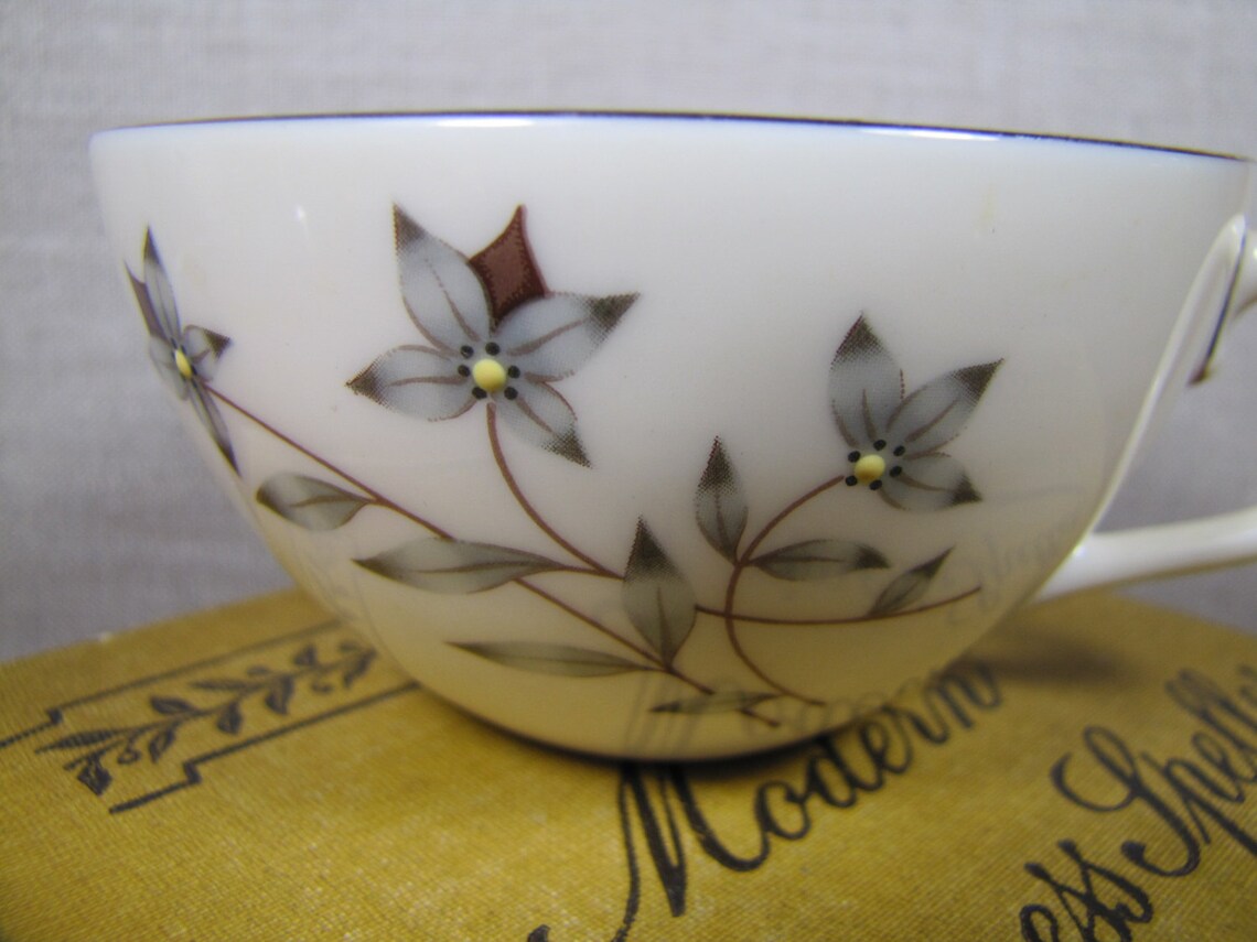 Vintage Lenox Porcelain Teacup Princess Pattern Gray - Etsy