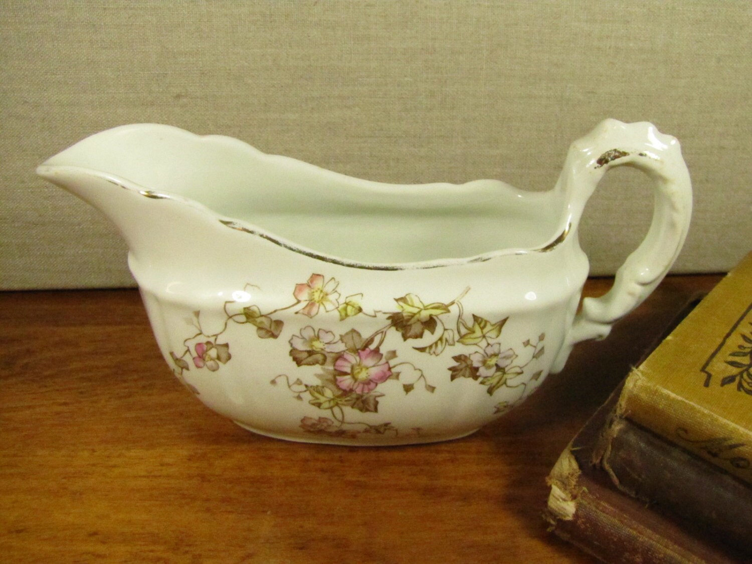 Alfred Meakin Royal Semi-Porcelain Gravy Boat Pink and | Etsy