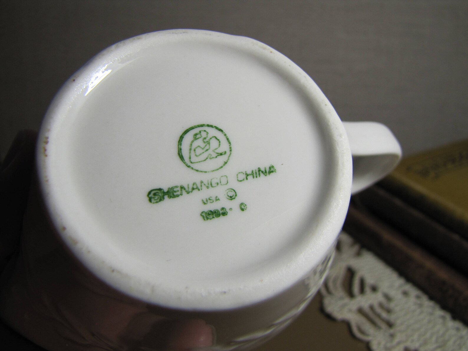 Shenango China Creamy White Creamer Embossed Leaf Pattern - Etsy