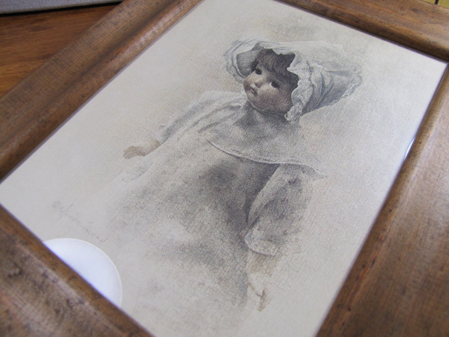 R. Hendrickson Sepia Print - Doll - Etsy
