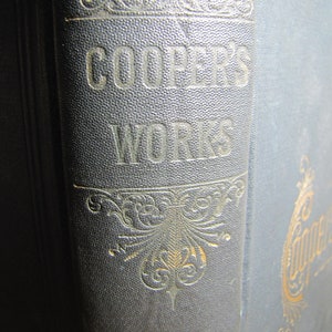 Vintage Book - Cooper's Works -volume One - Copyright 1891 - Etsy
