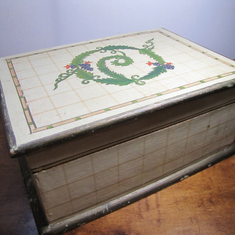 Painted Wooden Box - Etsy