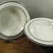 Shallow, Wide Rimmed Soup Bowls - Platinum Accent - Set of Two (2) - Etsy