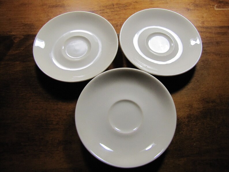 Syracuse China Small Saucers Set of Three 3 - Etsy