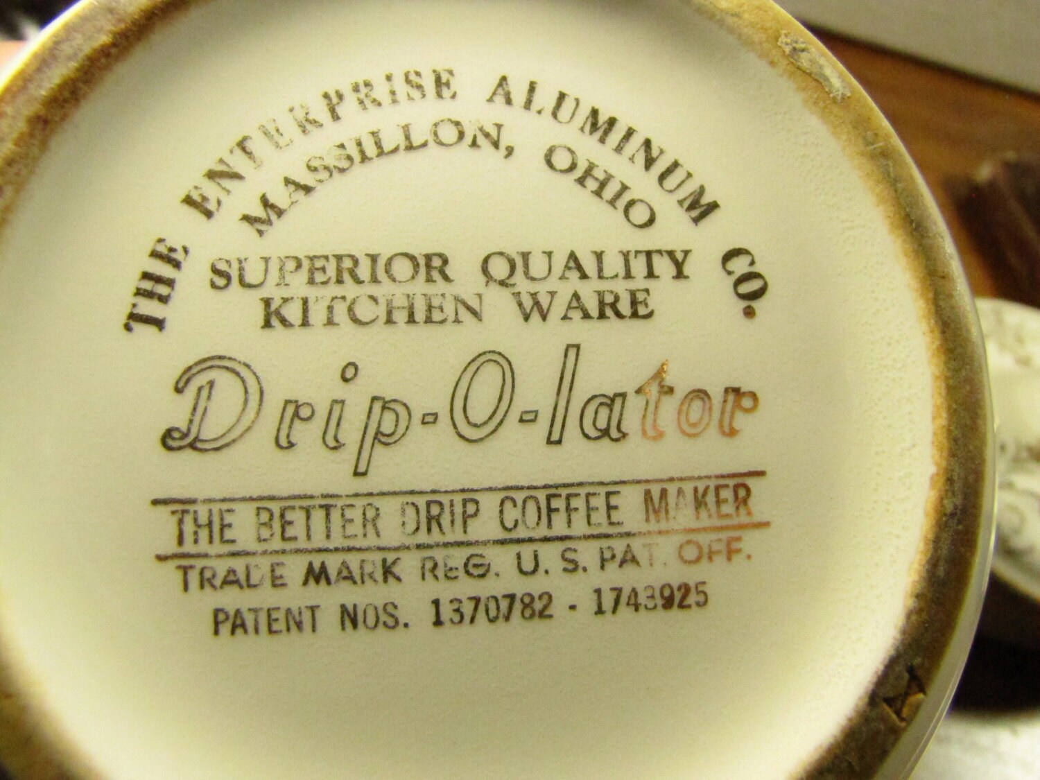 Vintage Porcelain Drip-o-later Coffee Maker Coffee Pot the - Etsy