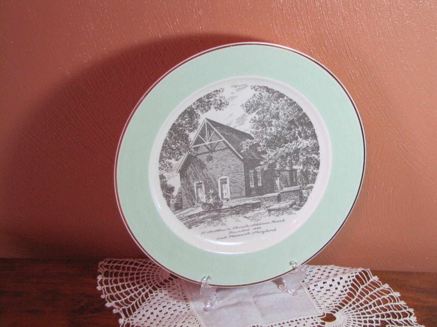 Vintage Church Plate | Etsy