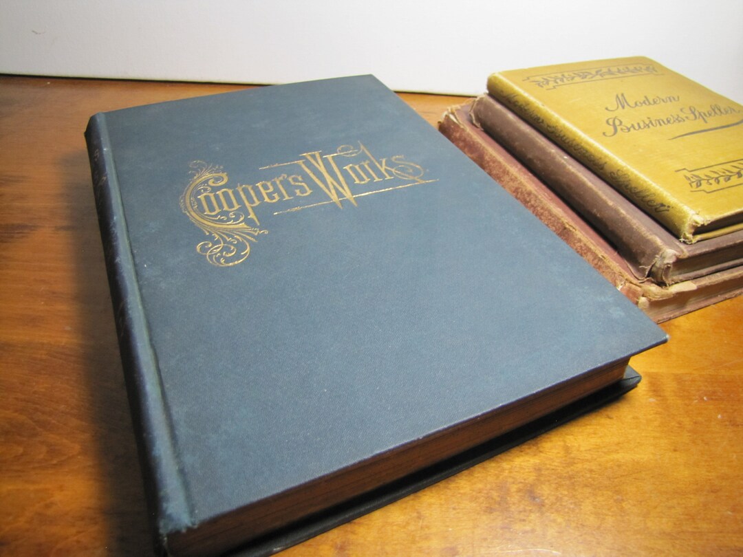 Vintage Book - Cooper's Works - Volume 7 - Copyright 1891 - Etsy