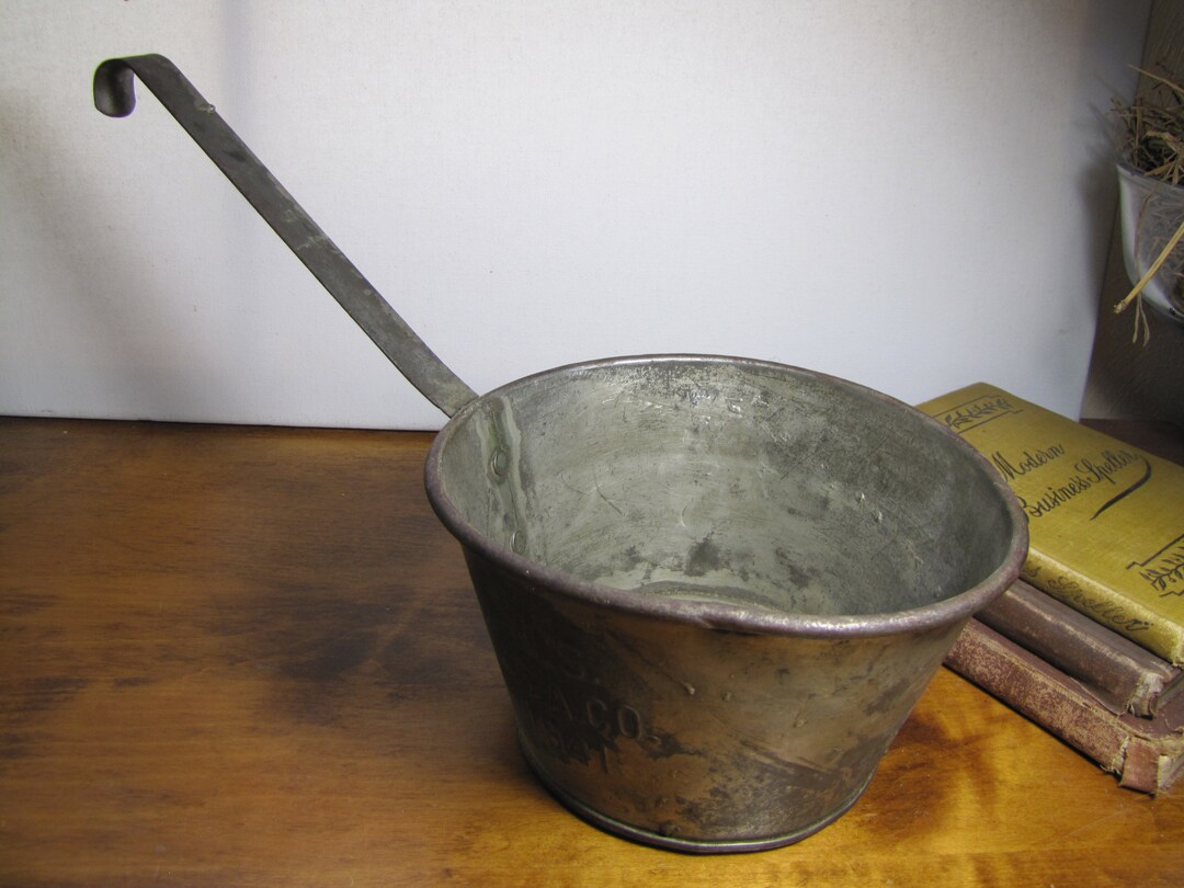 Vintage U.S. S. G. A. Co. 1941 Pan Ladle - Metal - Riveted Handle - Etsy