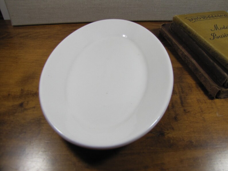 Vintage Restaurant Ware Creamy White Platter 10 1/2 | Etsy