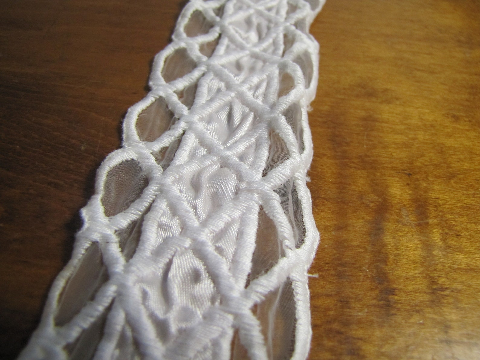 Hank of Heavy Vintage Cotton Lace Ribbon Insert 2 - Etsy
