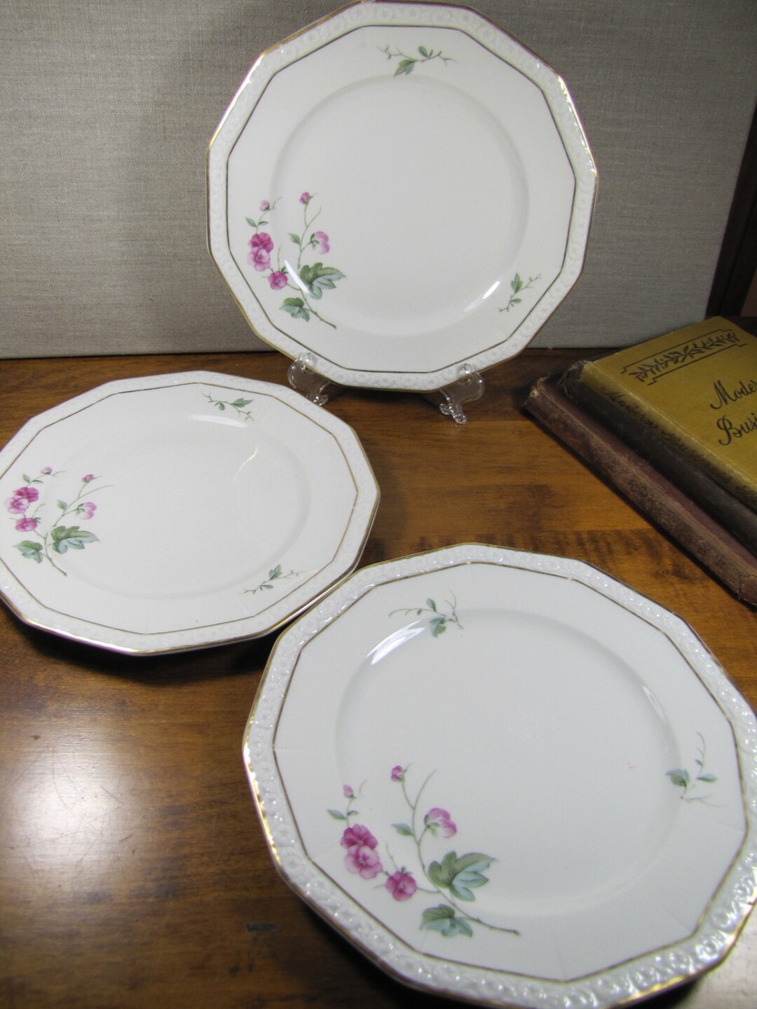 Set of Three (3) Vintage Rosenthale - Maria Pattern Plates - Selb ...