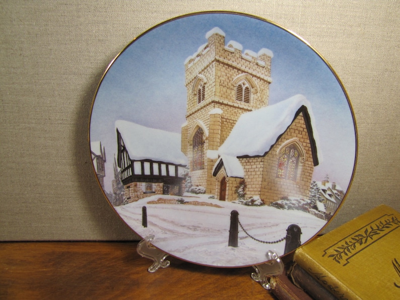 David Winter Collectible Plate Cottages A Christmas Carol | Etsy