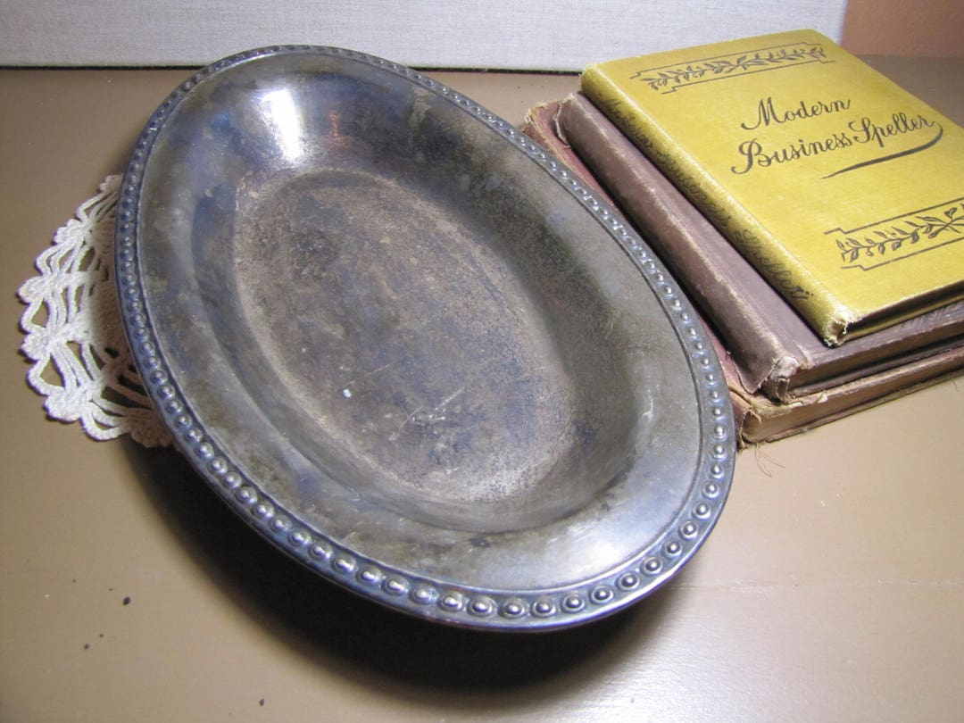 Oval Silverplate Serving Dish - Etsy
