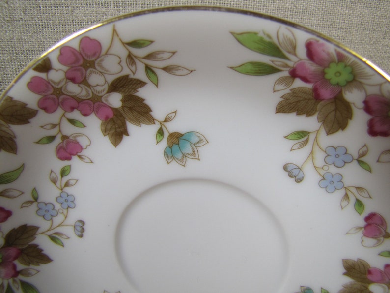 Sango Fine China Saucer Carlton Pattern Made in Japan | Etsy