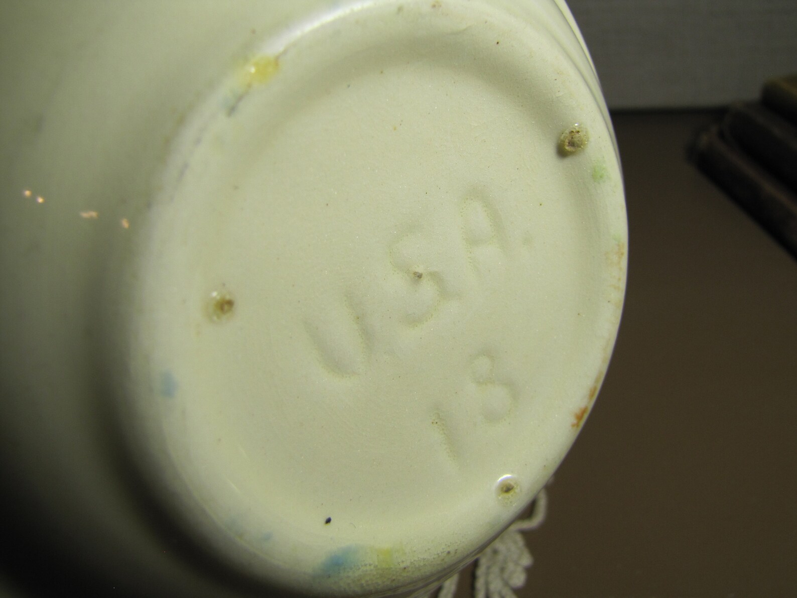 USA Cream Colored Mixing Bowl - Graduated Horizontal Banded Sides ...