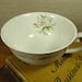 Vintage Diamond China Porcelain Teacup - Romance Pattern - Gray and ...