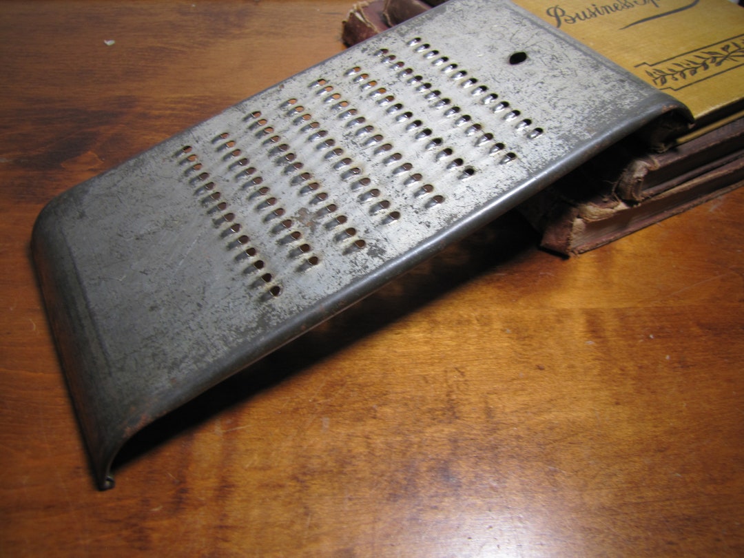 Vintage Super Metal Hand Grater - Fine Grate - Etsy