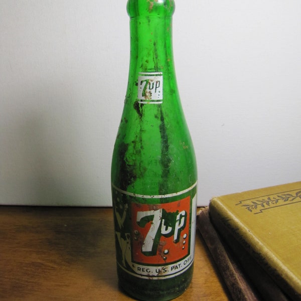 Vintage 7 up Bottle - Etsy