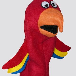 Parrot Puppet Sewing Pattern - Etsy