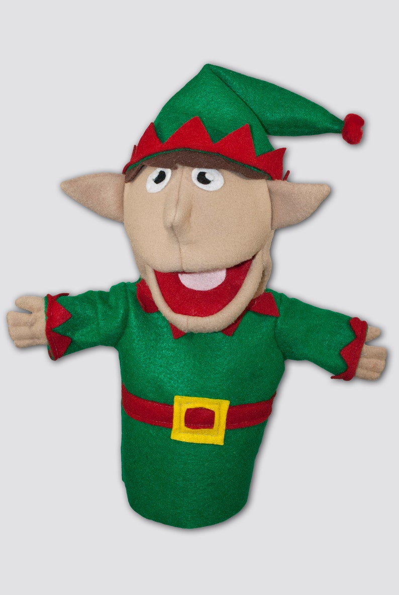 Santa Elf Costume Pattern for Elf Puppet | Etsy