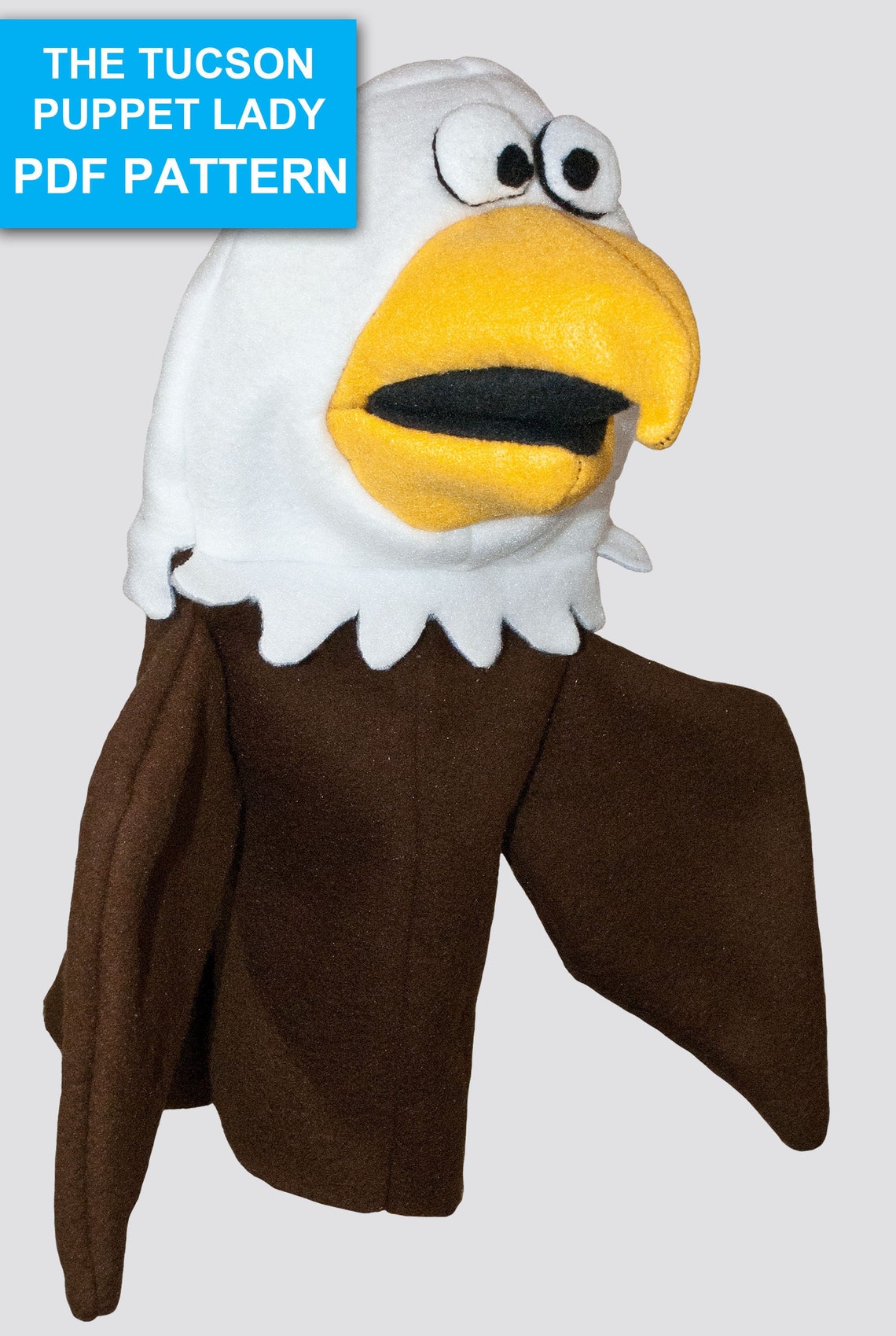 Bald Eagle Puppet Sewing Pattern - Etsy