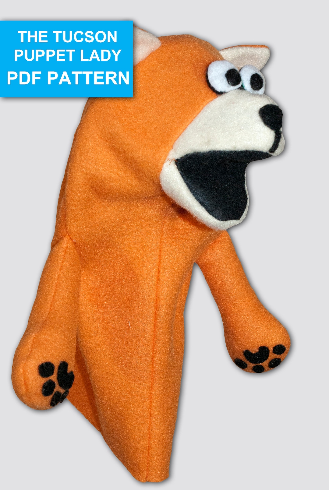 Cat Puppet Sewing Pattern - Etsy