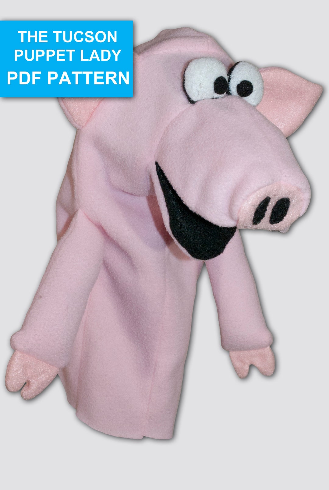 Pig Puppet Sewing Pattern - Etsy UK