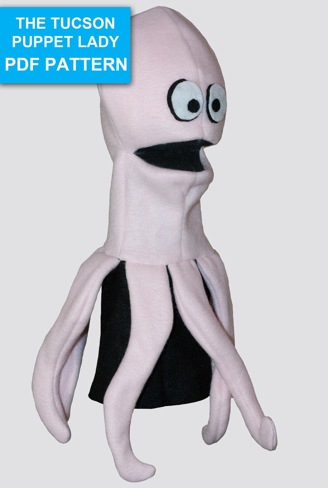 Octopus Puppet Sewing Pattern - Etsy