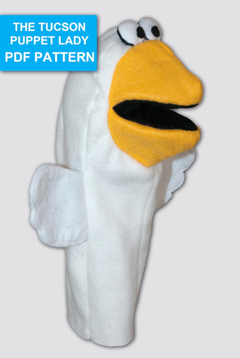 Goose Puppet Sewing Pattern - Etsy