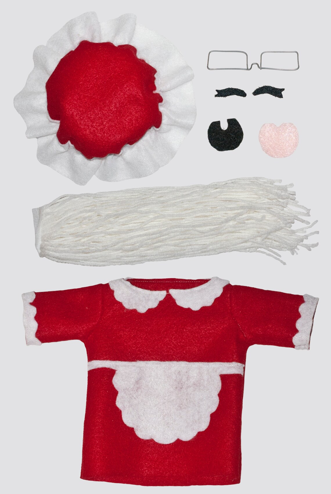 Mrs Claus Costume Pattern for Person Puppet - Etsy
