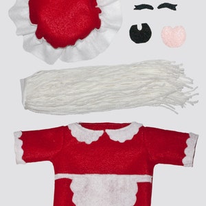 Mrs Claus Costume Pattern for Person Puppet - Etsy