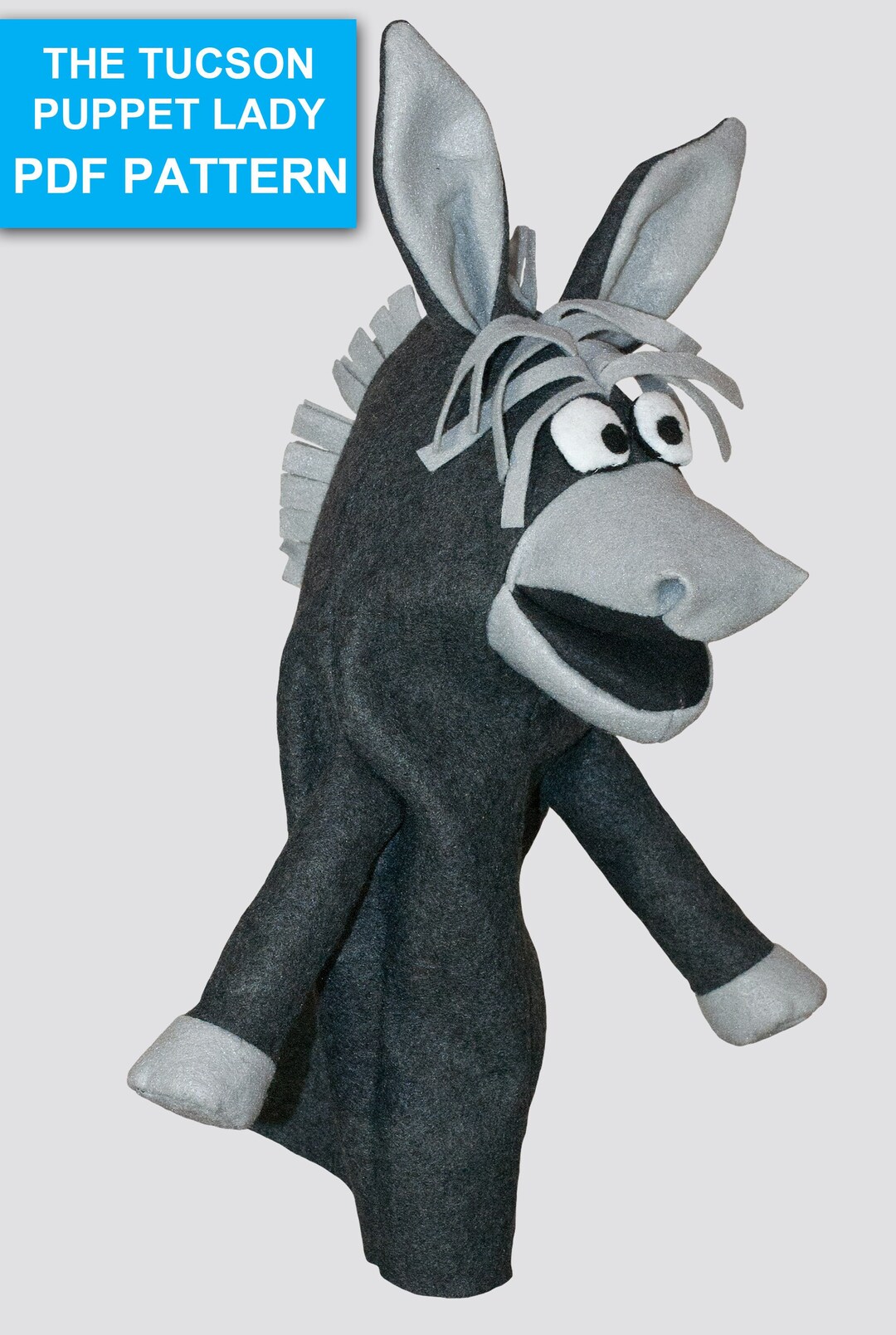 Donkey Puppet Sewing Pattern - Etsy