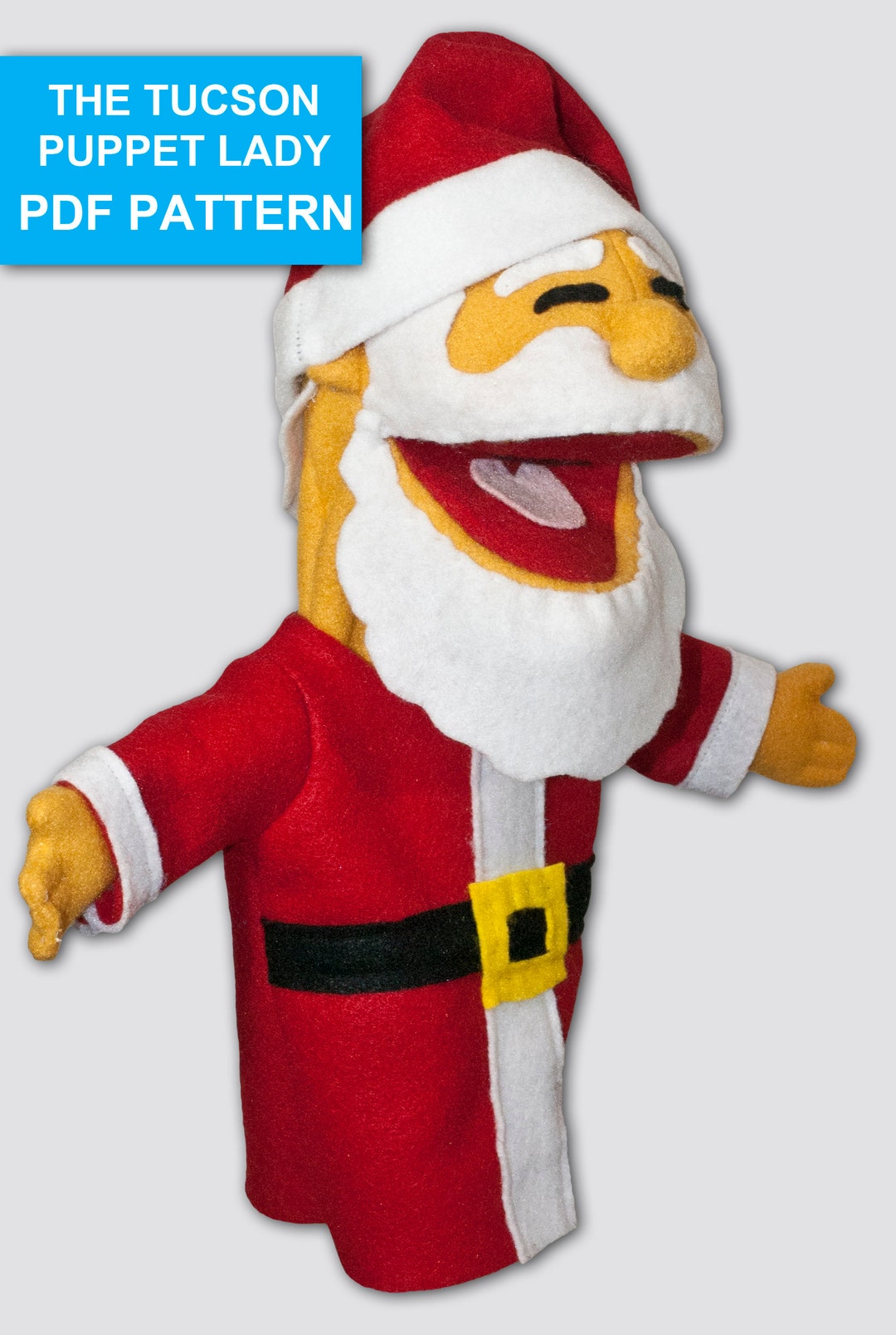 Santa Claus Costume Pattern for Person Puppet - Etsy