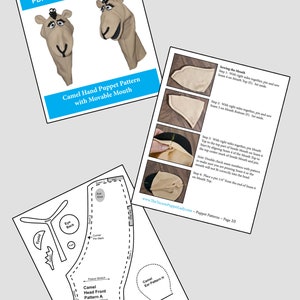 Camel Puppet Sewing Pattern - Etsy