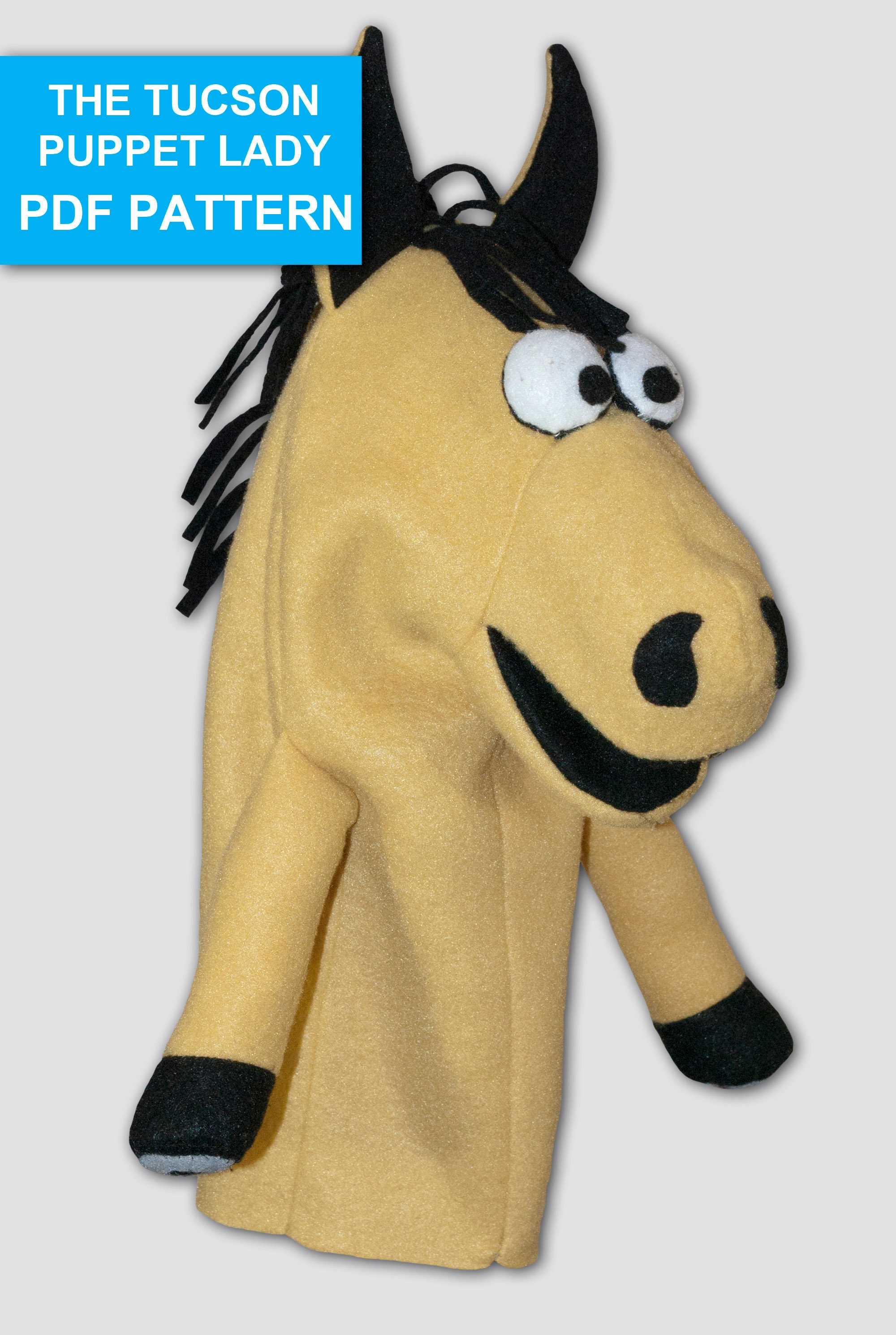 Horse Puppet Sewing Pattern - Etsy.de