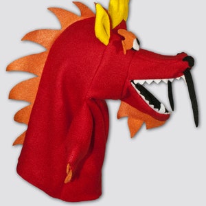 Chinese Dragon Puppet Sewing Pattern - Etsy