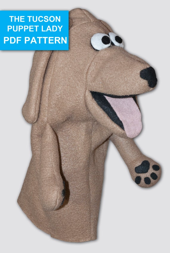 Dog Puppet Sewing Pattern - Etsy