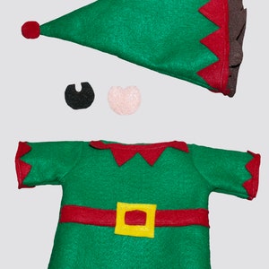 Santa Elf Costume Pattern for Elf Puppet - Etsy